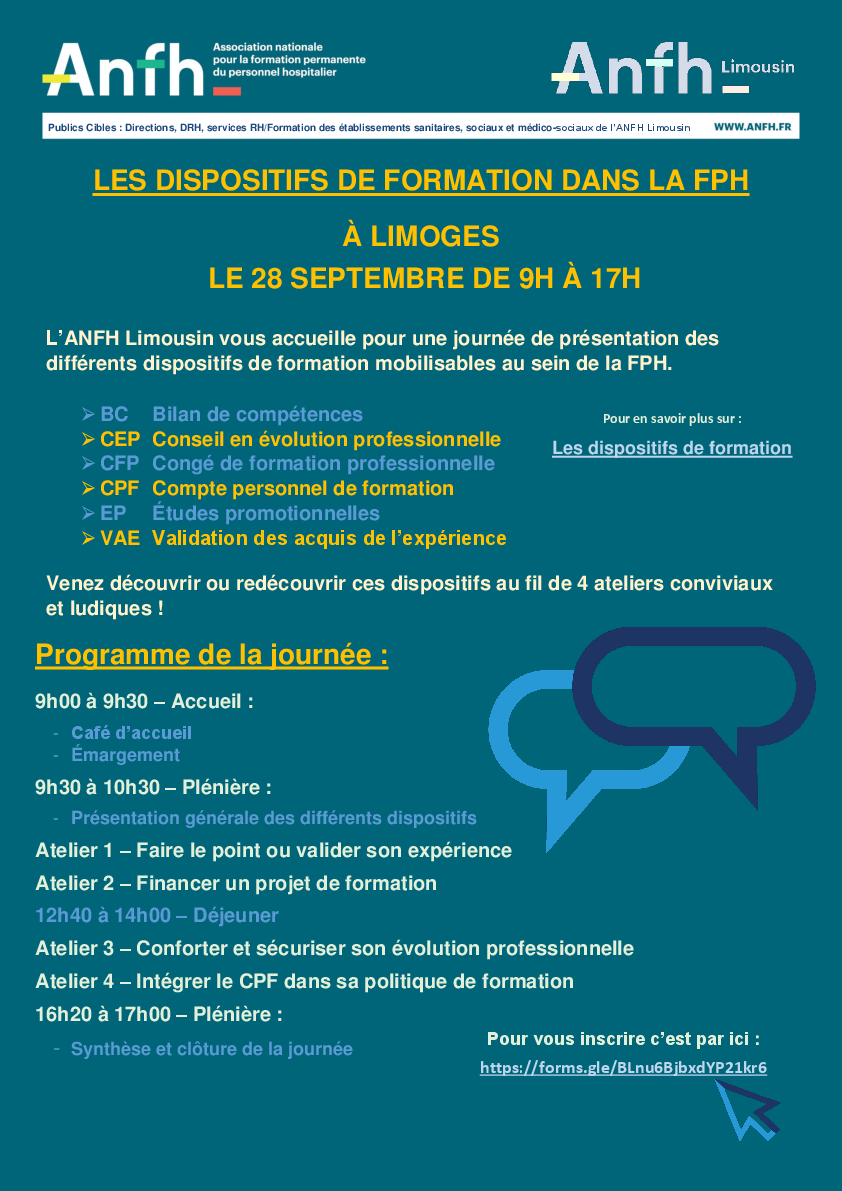 Programme - 28 septembre 2021 | ANFH