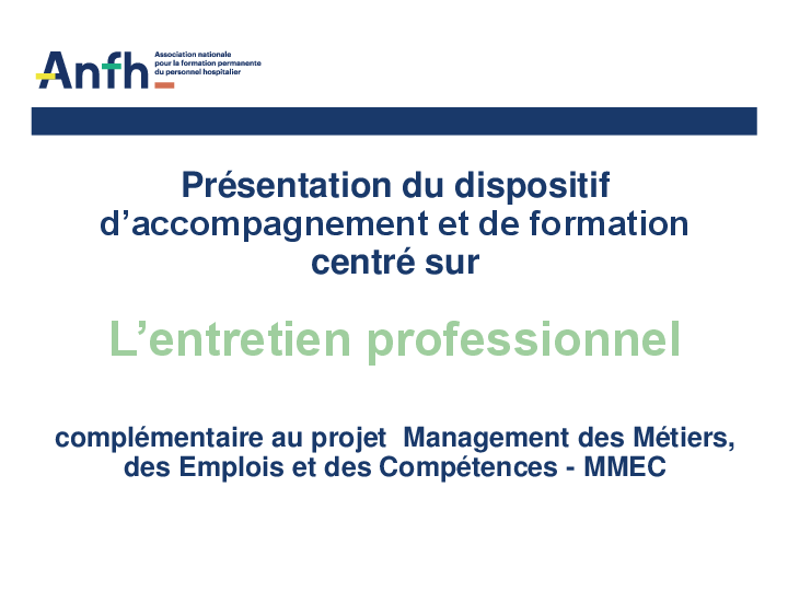 Offre de formation ANFH | ANFH