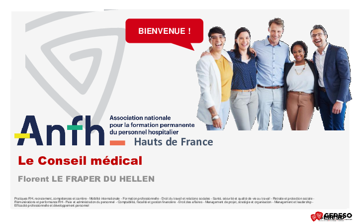 DIAPORAMA - LE CONSEIL MEDICAL - 1 JUIN 2022 | ANFH
