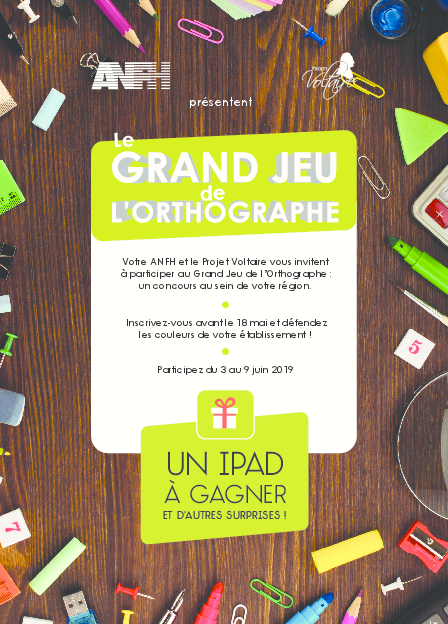 Flyer Jeu Concours | ANFH