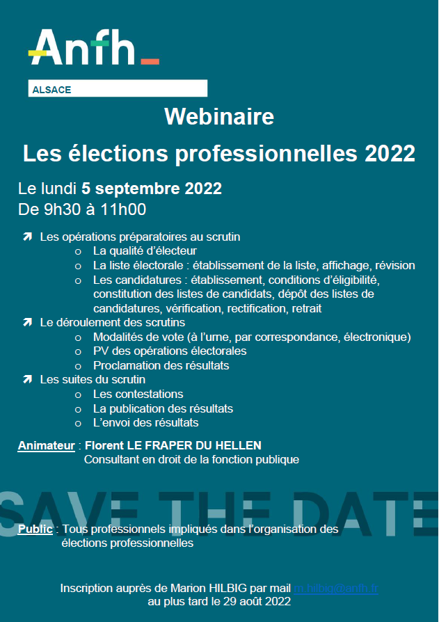 webinaire elections pro | ANFH