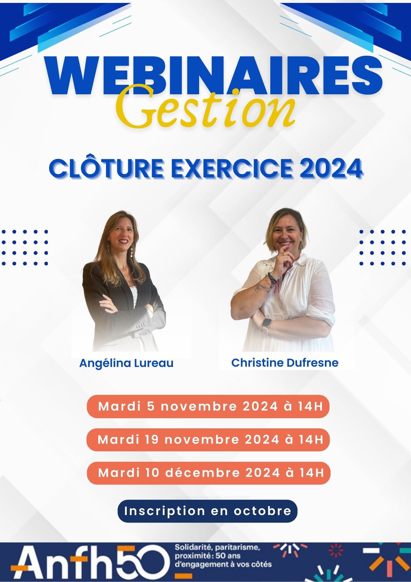 Webinaires Gestion | ANFH