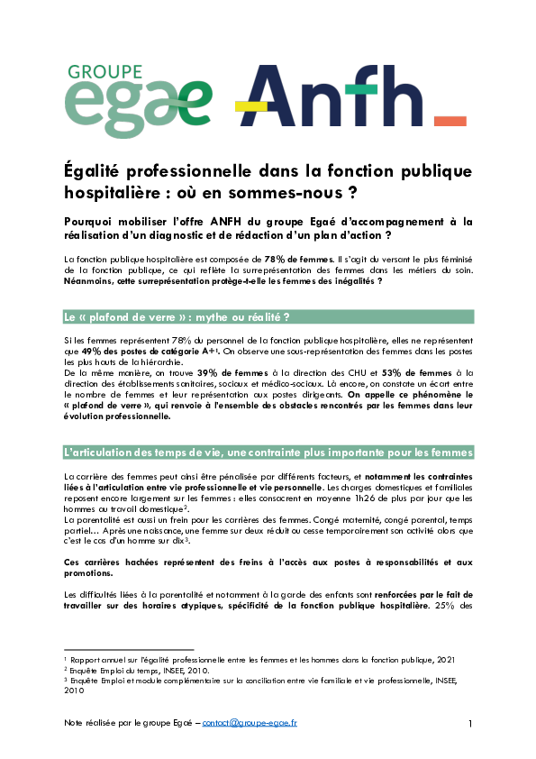 Chiffres clés et enjeux de la FPH | ANFH