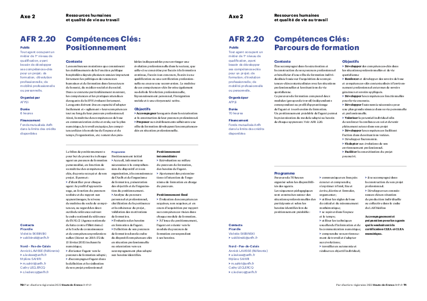 Programme dispositif 4C | ANFH