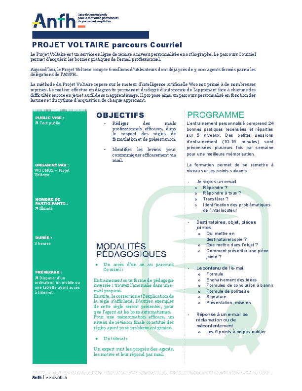 programme Ibellule | ANFH