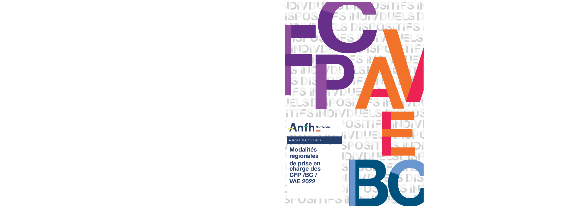 Présentation des modalités de prise en charge des CFP BC VAE | ANFH